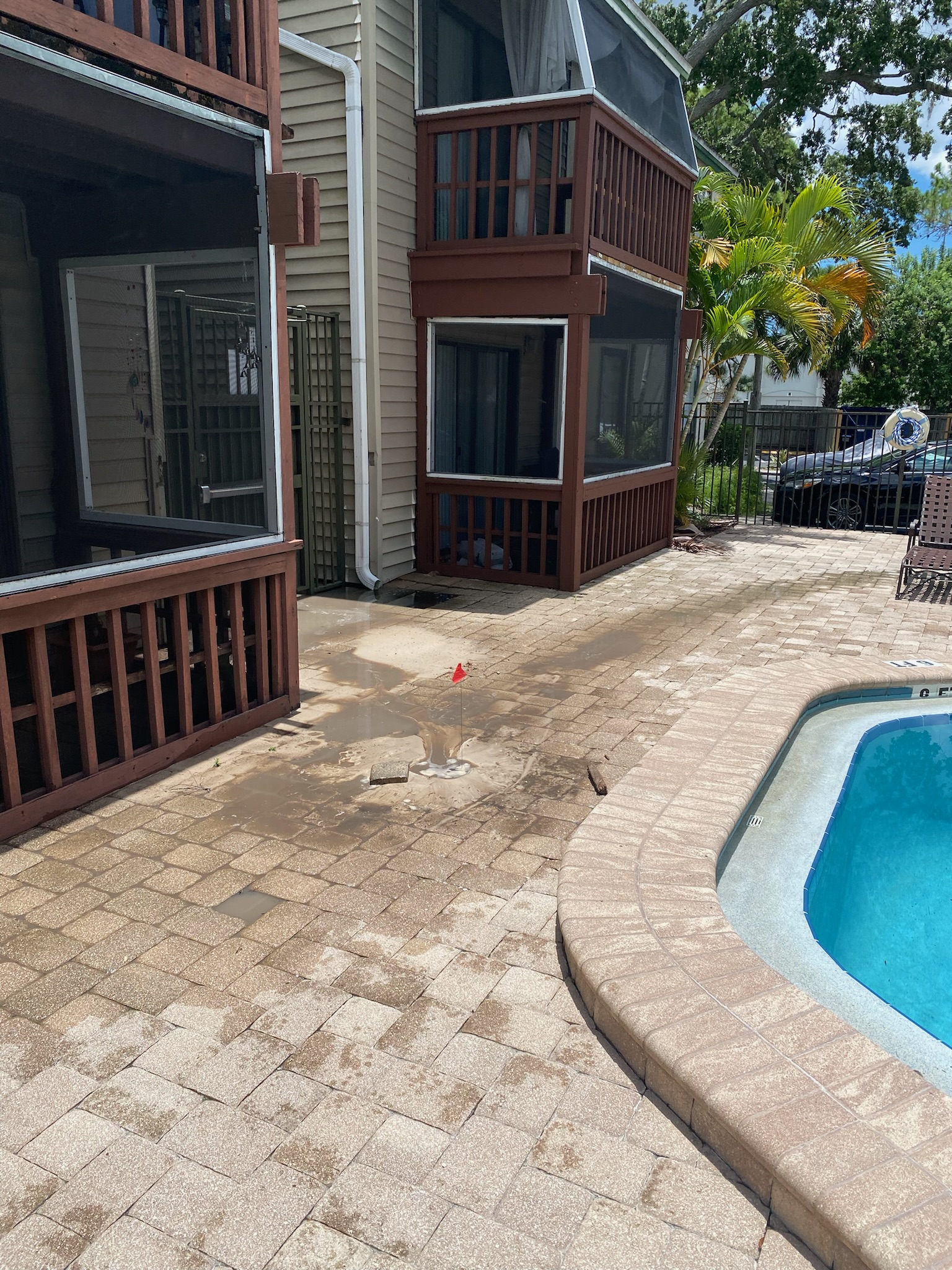 Tackling a Deep Leak in Largo Underneath a Brick Paver Area: How I Find ... Tackling a Deep Leak in Largo Underneath a Brick Paver Area: How I Find ...